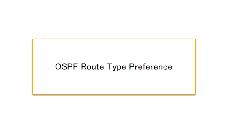 OSPF Route Type Preference | How the OSPF works | N-Study