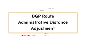 BGP Route Administrative Distance Adjustment | How the BGP works | N-Study